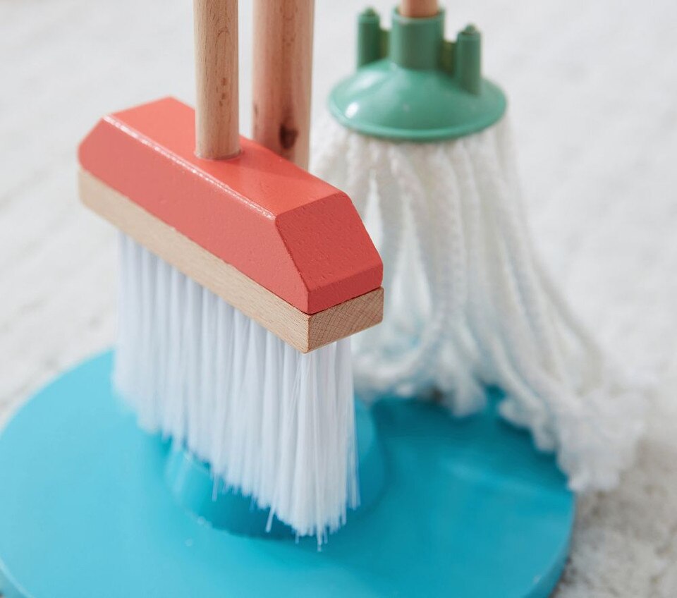 Multicolor Wooden Cleaning Set | Pottery Barn Kids UK